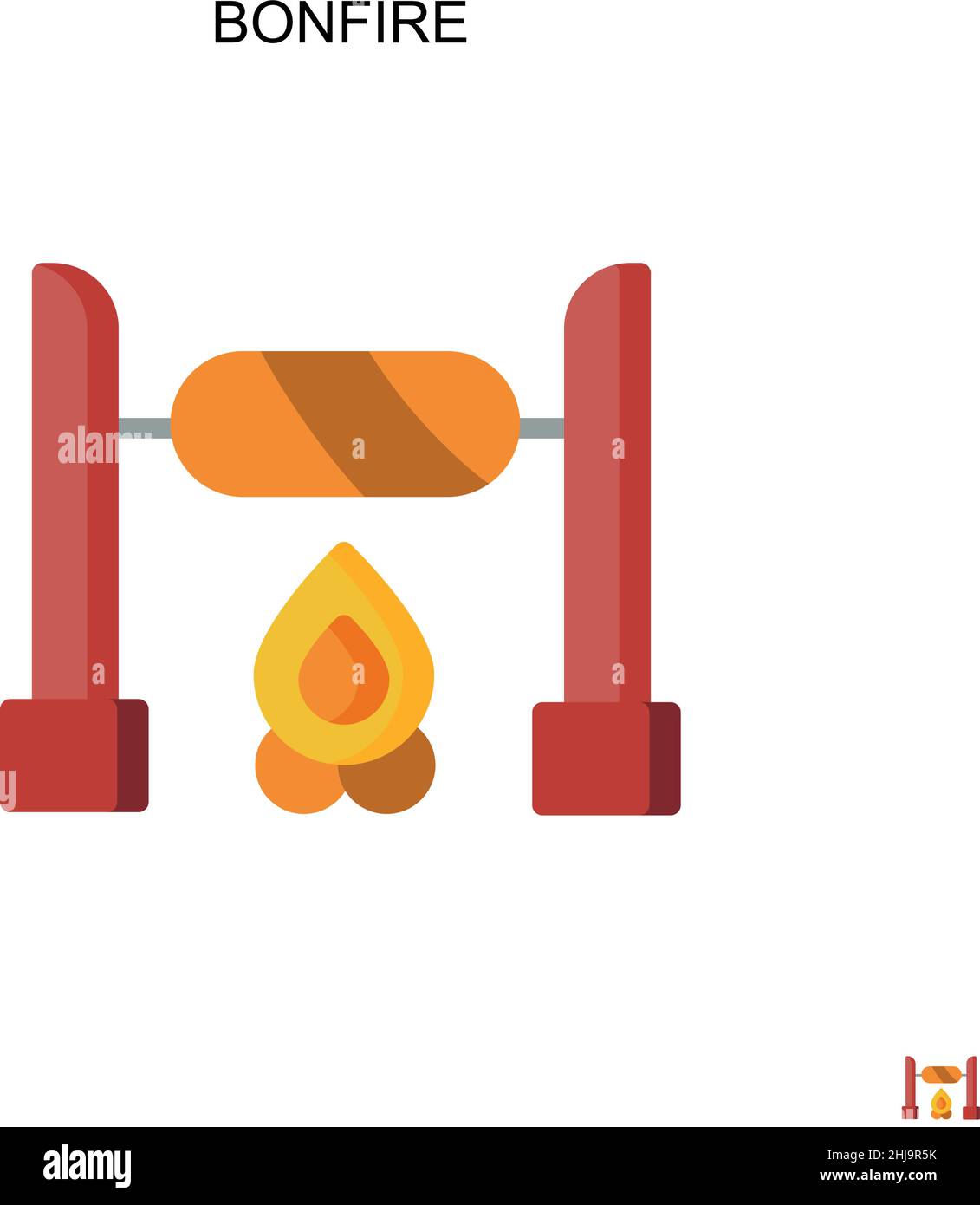 Yellow flame tree Stock Vector Images - Alamy