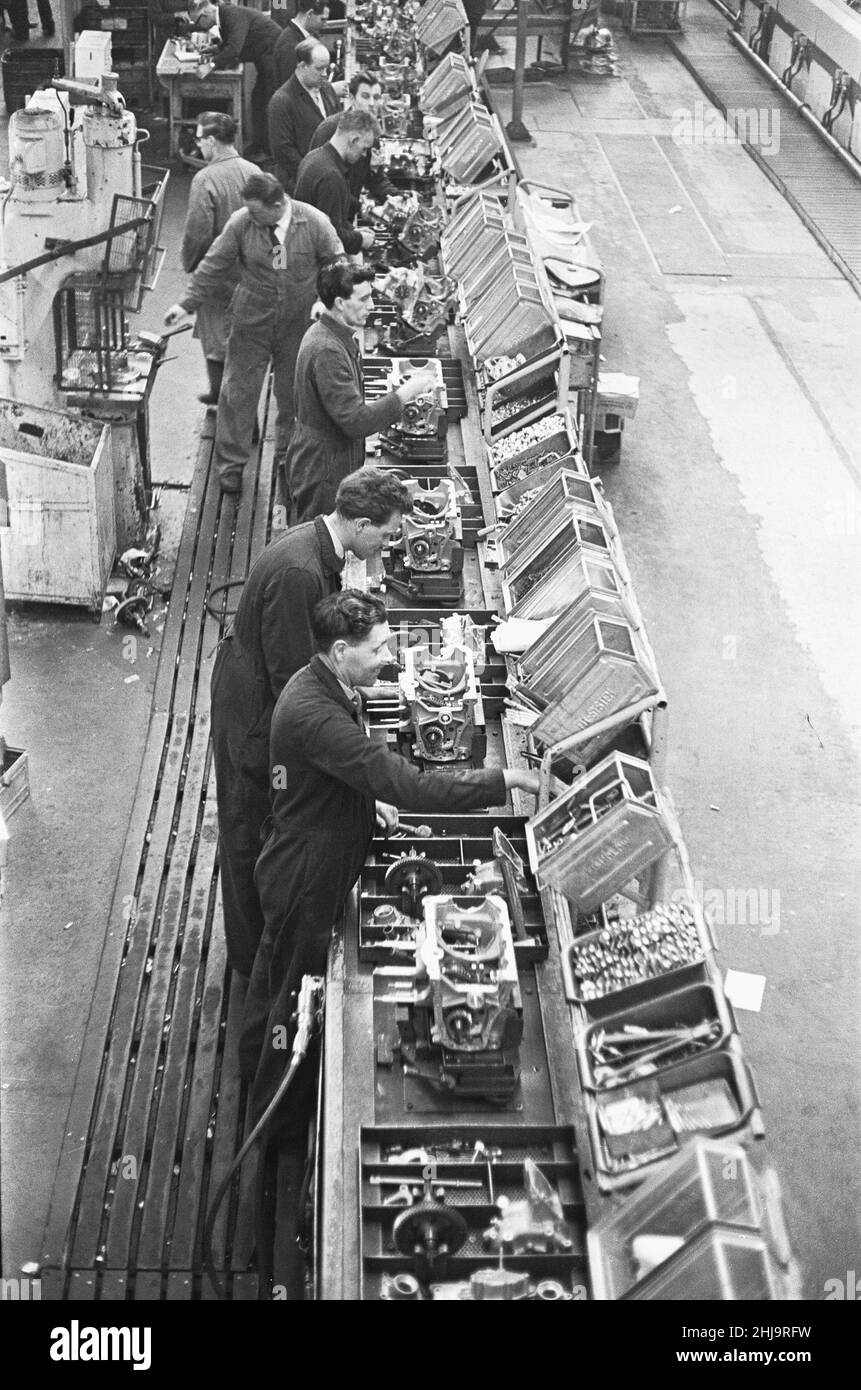 The transverse engine assembly line for the Mini The Austin Mini ...