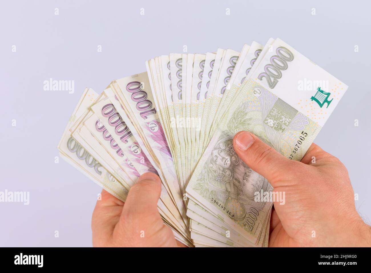 Korunas banknotes hi-res stock photography and images - Alamy
