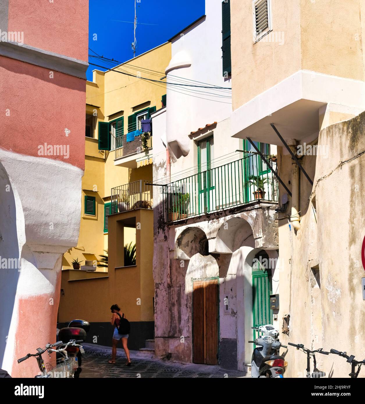 The colorful and characteristic houses of Procida are defined as ...