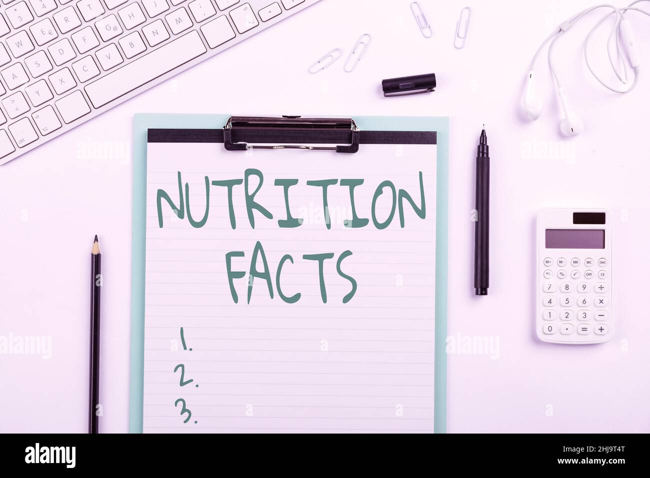 Text sign showing Nutrition Facts. Conceptual photo detailed ...