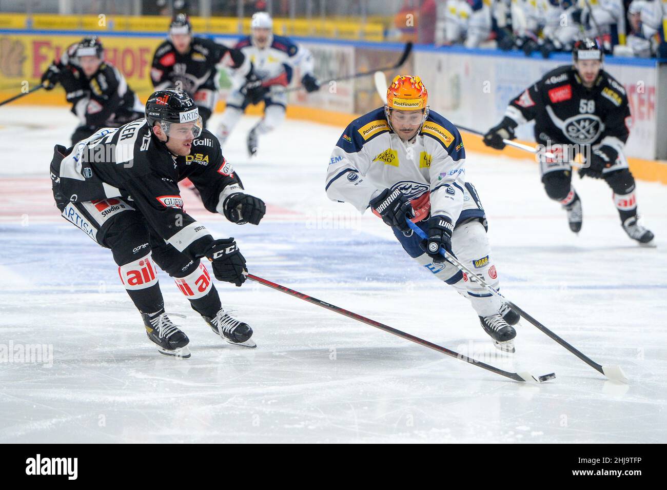 27.01.2022, Porza, Corner Arena, NL: HC Lugano - HC Ambri-Piotta, #25 ...