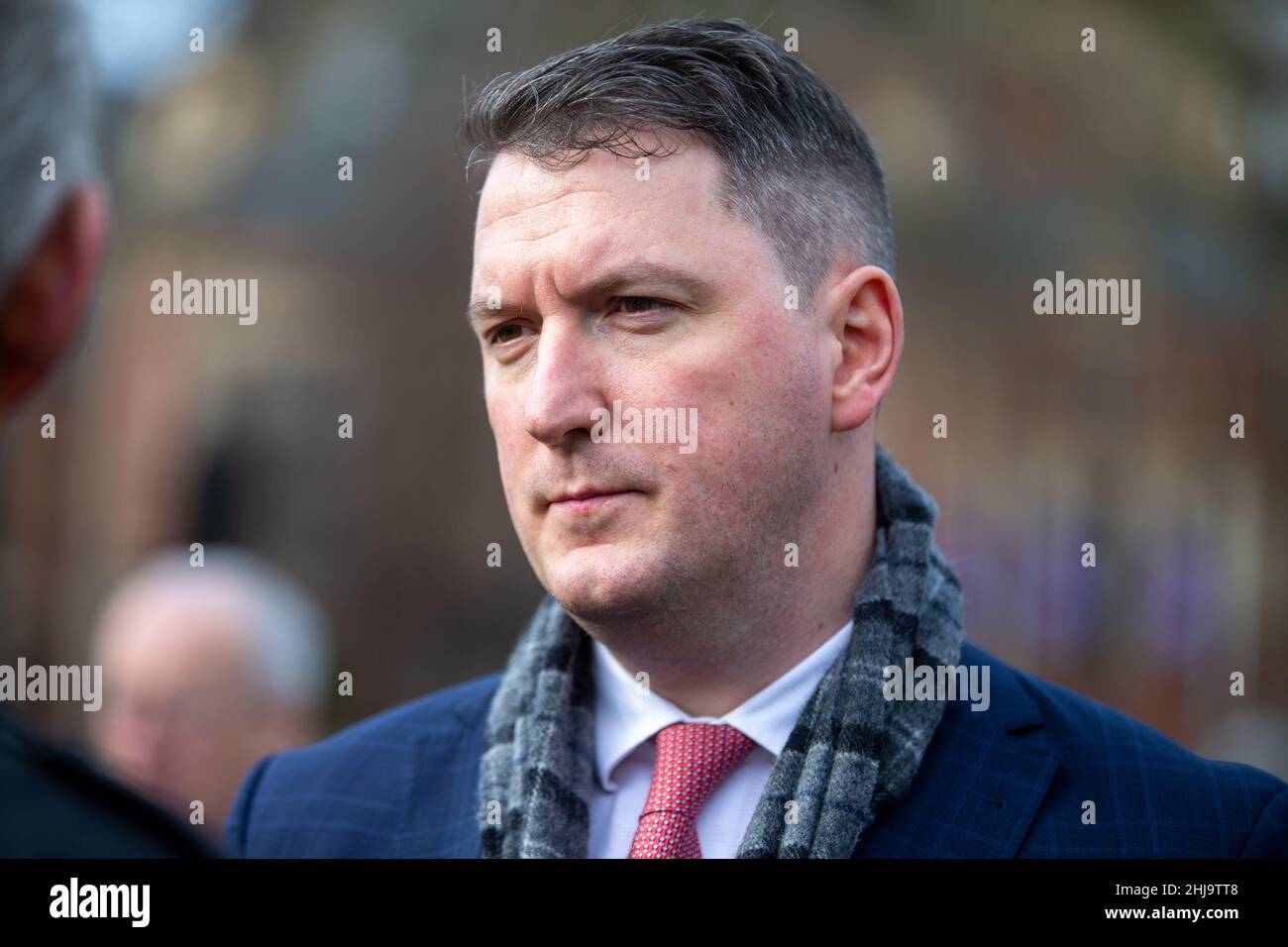 London, England, UK. 27th Jan, 2022. Belfast North Sinn /Fein MP JOHN ...