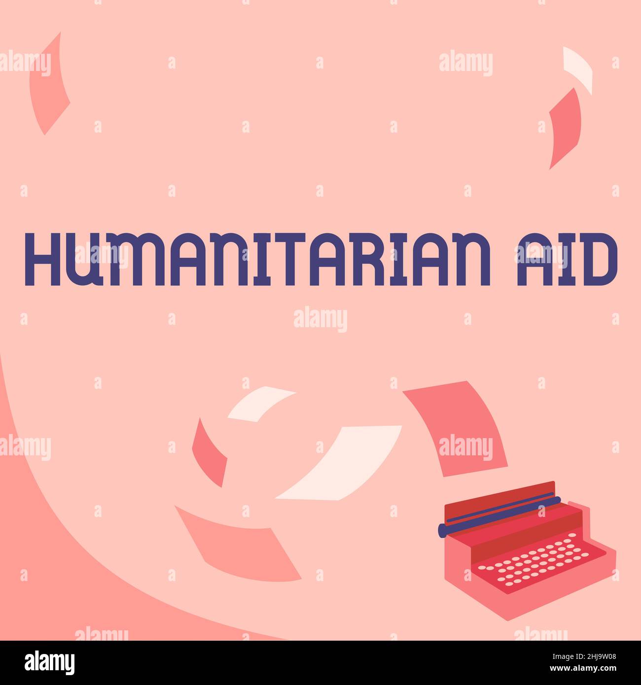 Hand writing sign Humanitarian Aid. Internet Concept immediate ...