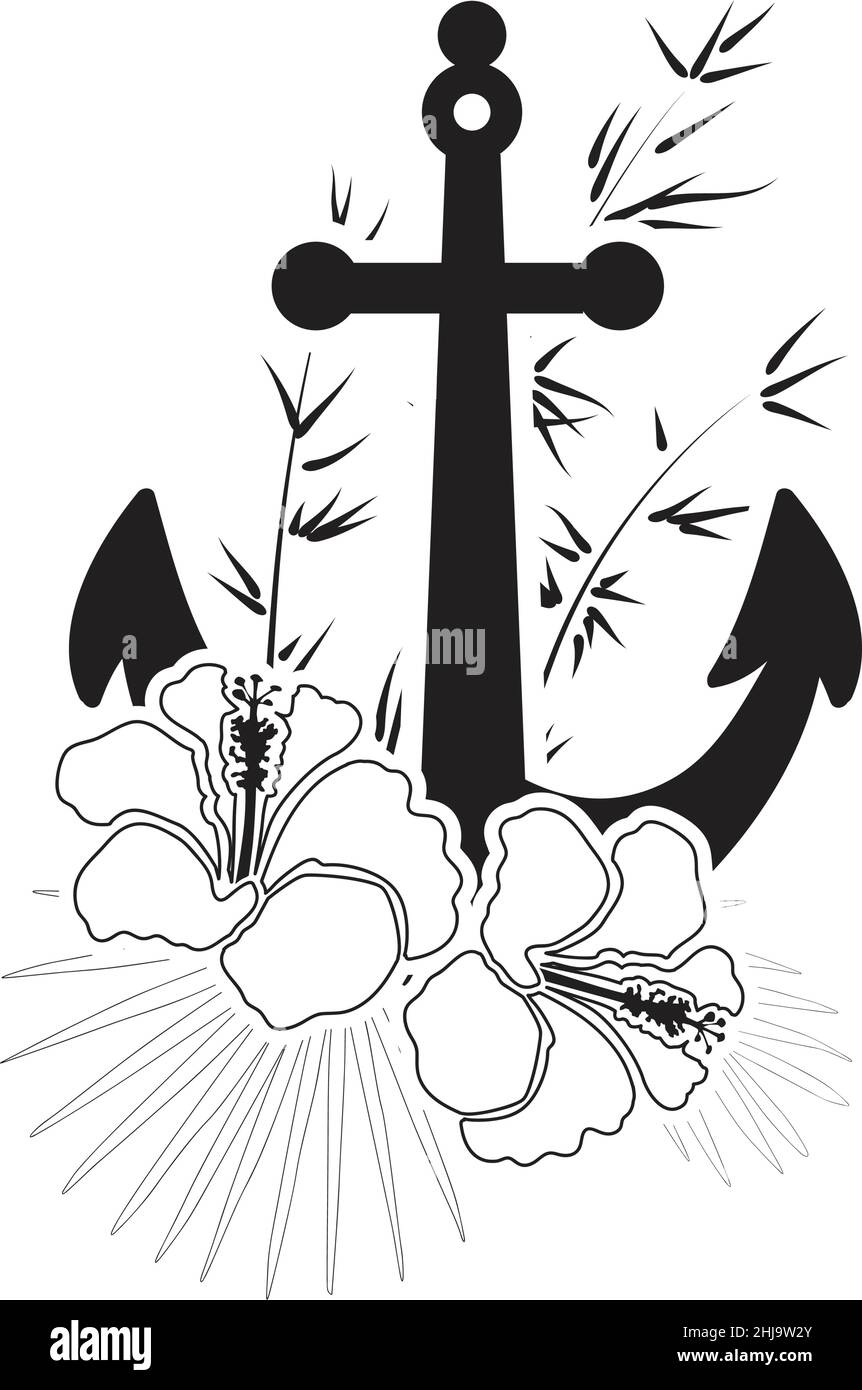 Anchor leaf Cut Out Stock Images & Pictures - Alamy