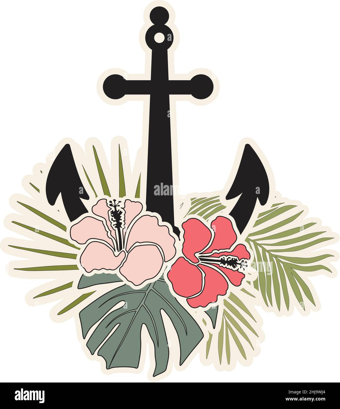 Anchor leaf Cut Out Stock Images & Pictures - Alamy