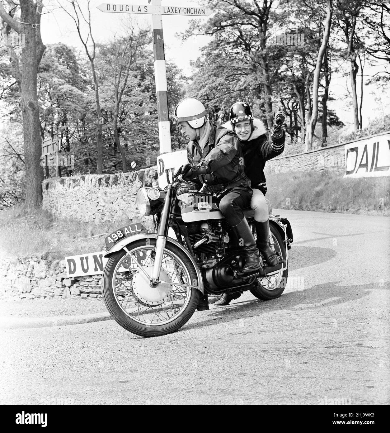 Beryl Swain, motorcycle road racer and the first woman to compete solo ...
