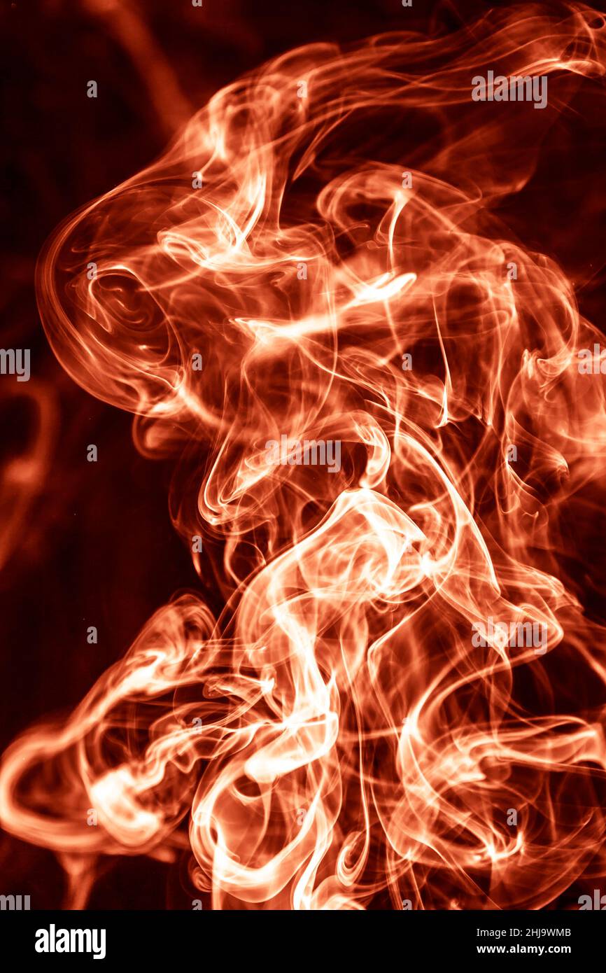 Orange hot burning flames abstract graphic wallpaper texture Stock ...