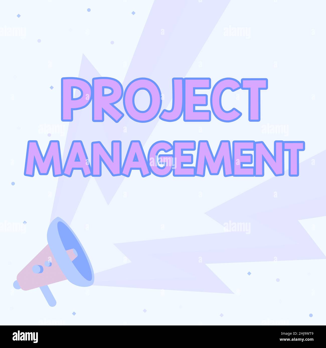 Sign displaying Project Management. Internet Concept practice of the ...
