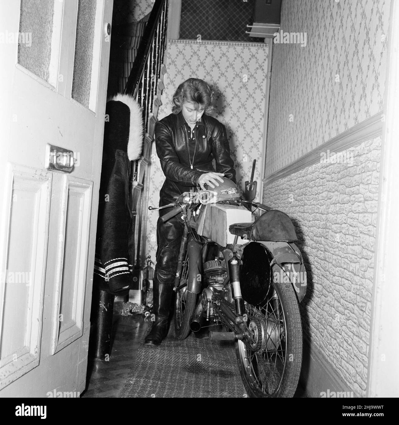 Beryl Swain, housewife and motorcycle road racer from Walthamstow ...