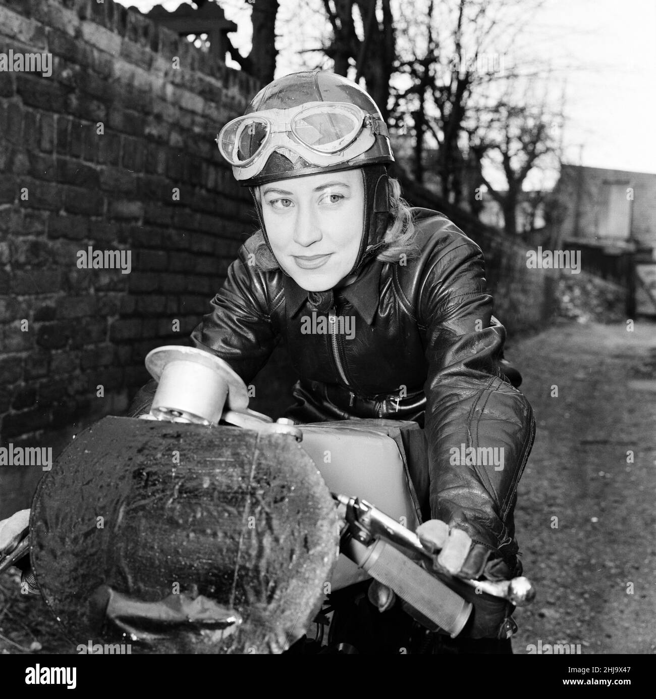 Beryl Swain, housewife and motorcycle road racer from Walthamstow ...