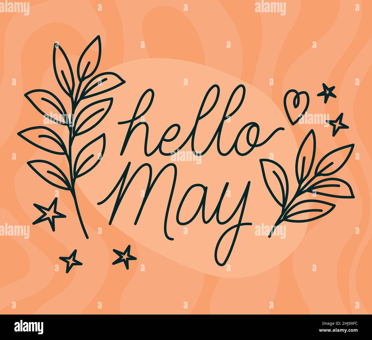 card of hello may Stock Vector Image & Art - Alamy