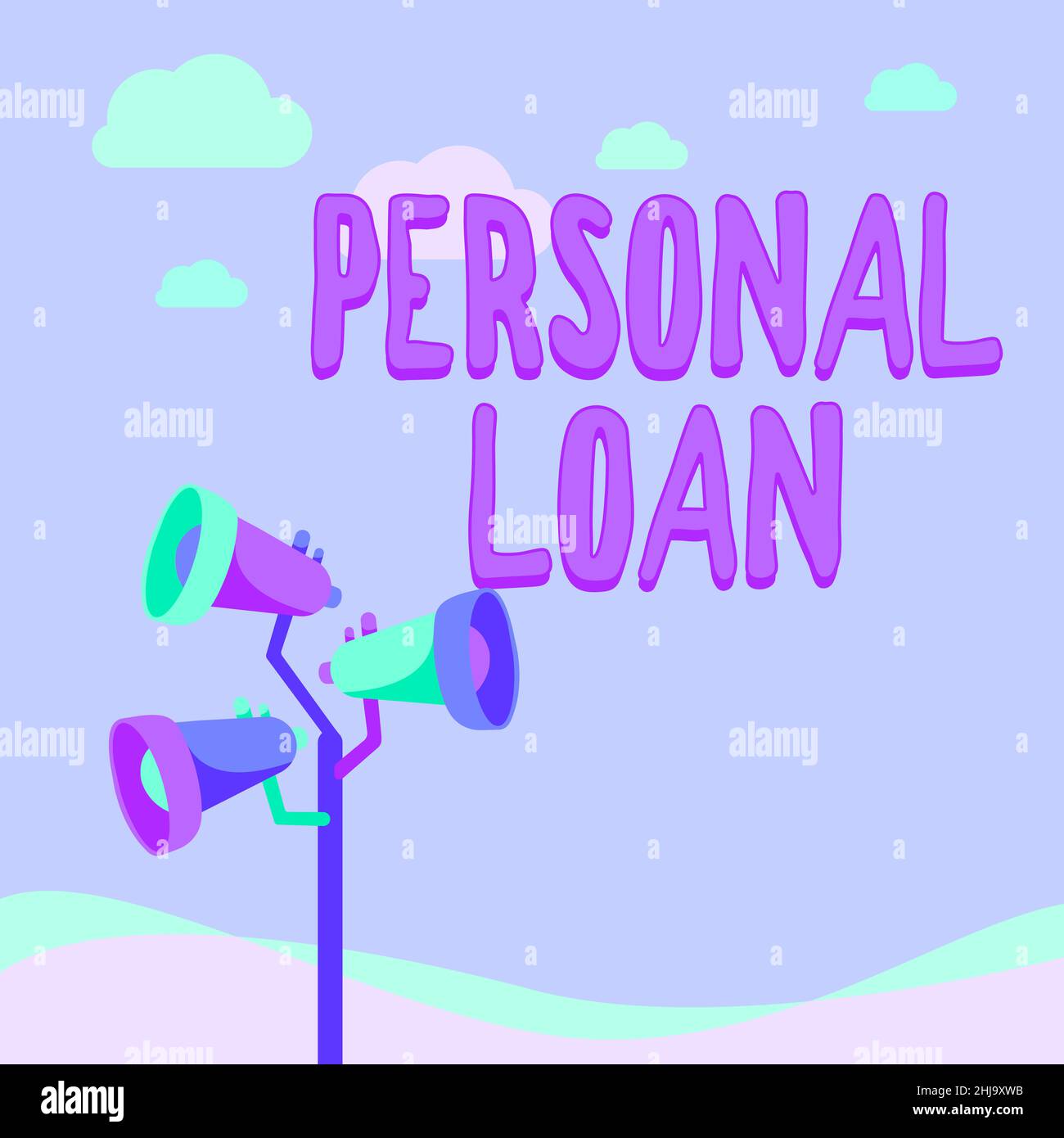 Writing displaying text Personal Loan. Business approach borrowing a ...