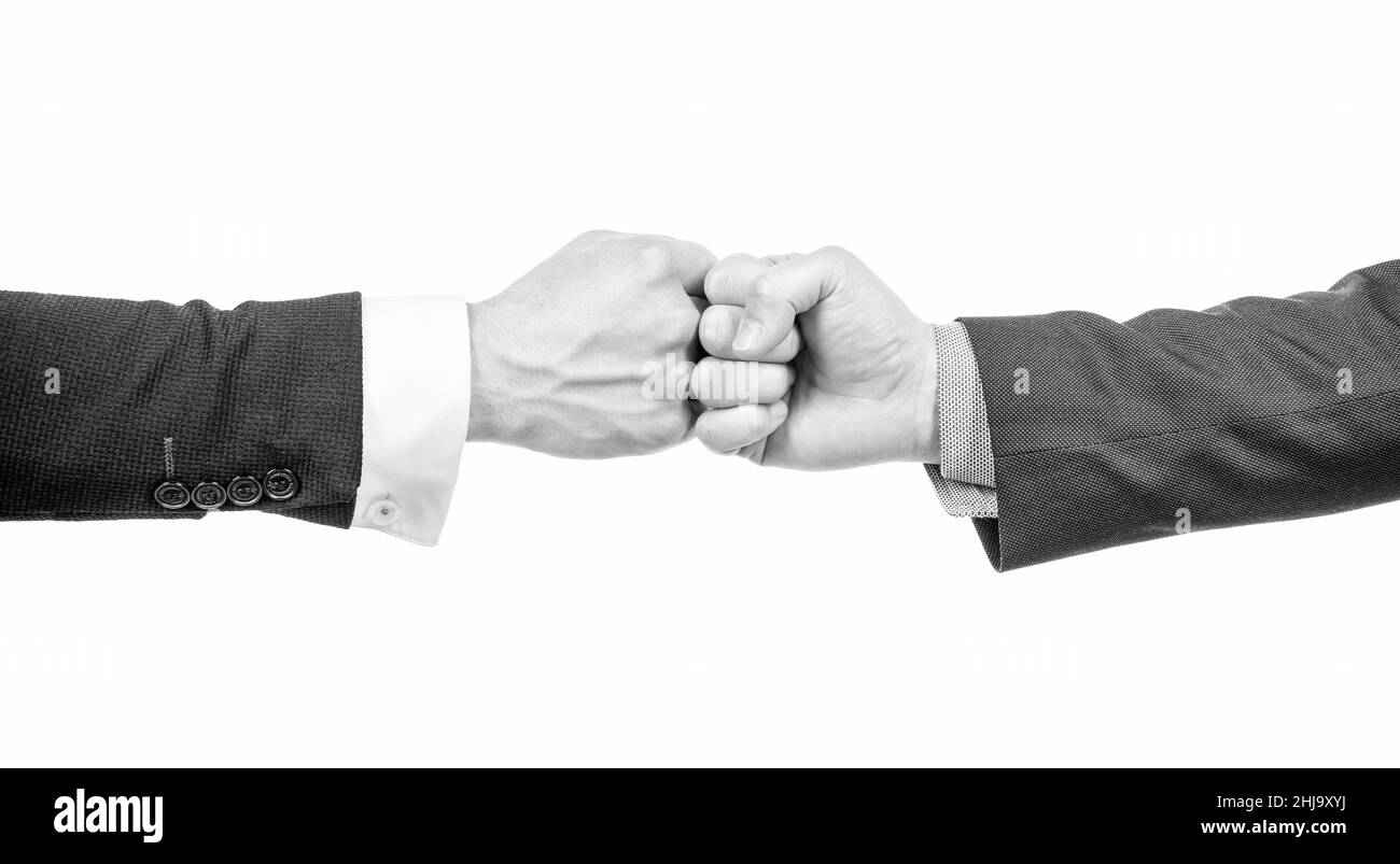 men pumping hands after successful business deal, friendship handclasp ...