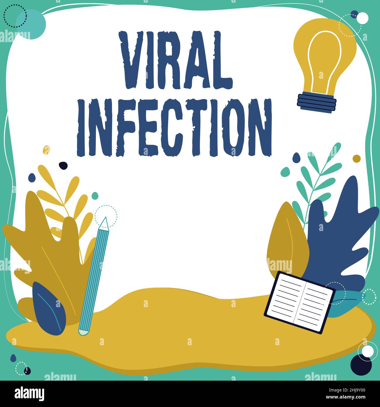 Hand writing sign Viral Infection. Word Written on Specific attack of ...