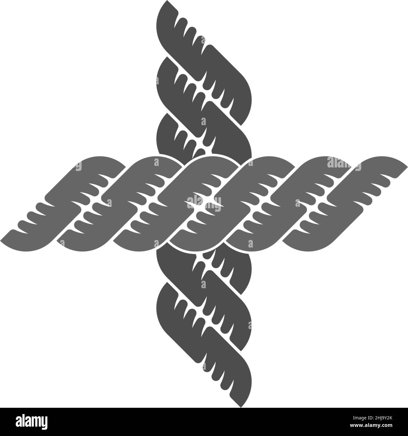 Rope icon logo design template illustration vector Stock Vector Image ...