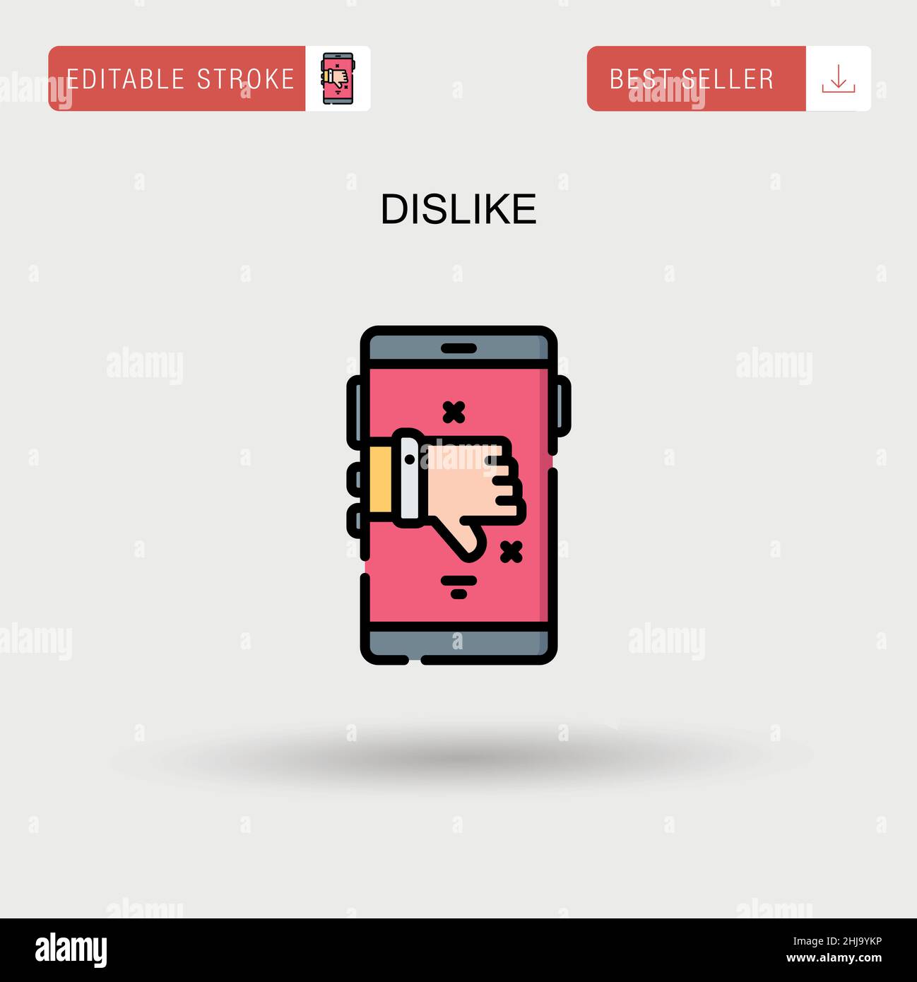 Positive negative sign button vector Stock Vector Images - Alamy