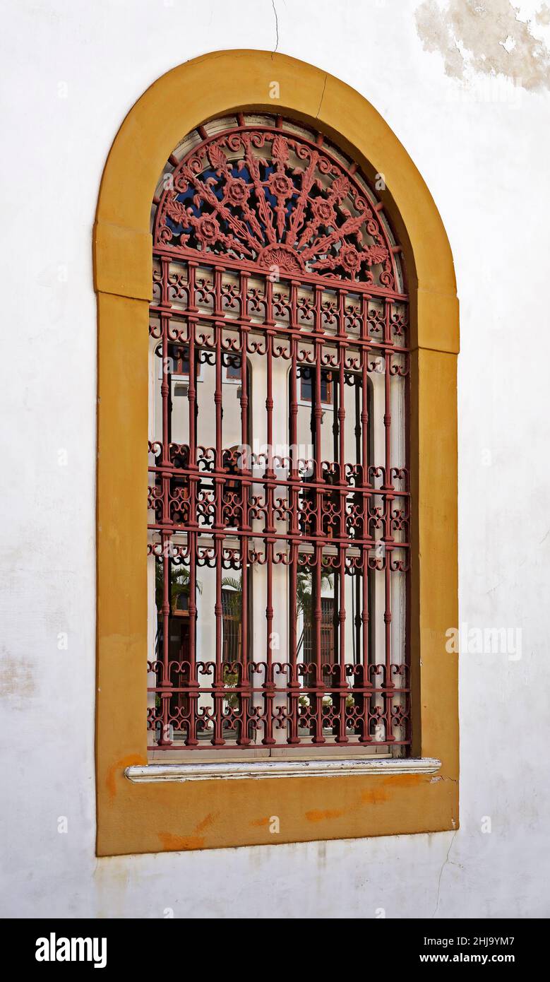 Ancient window on facade, Rio Stock Photo - Alamy
