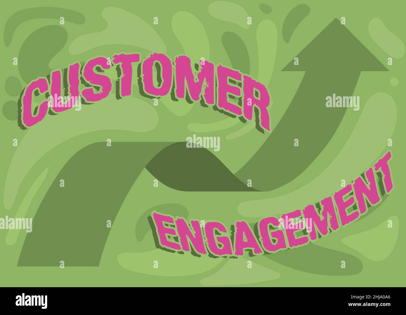 Sign displaying Customer Engagement. Business concept communication ...