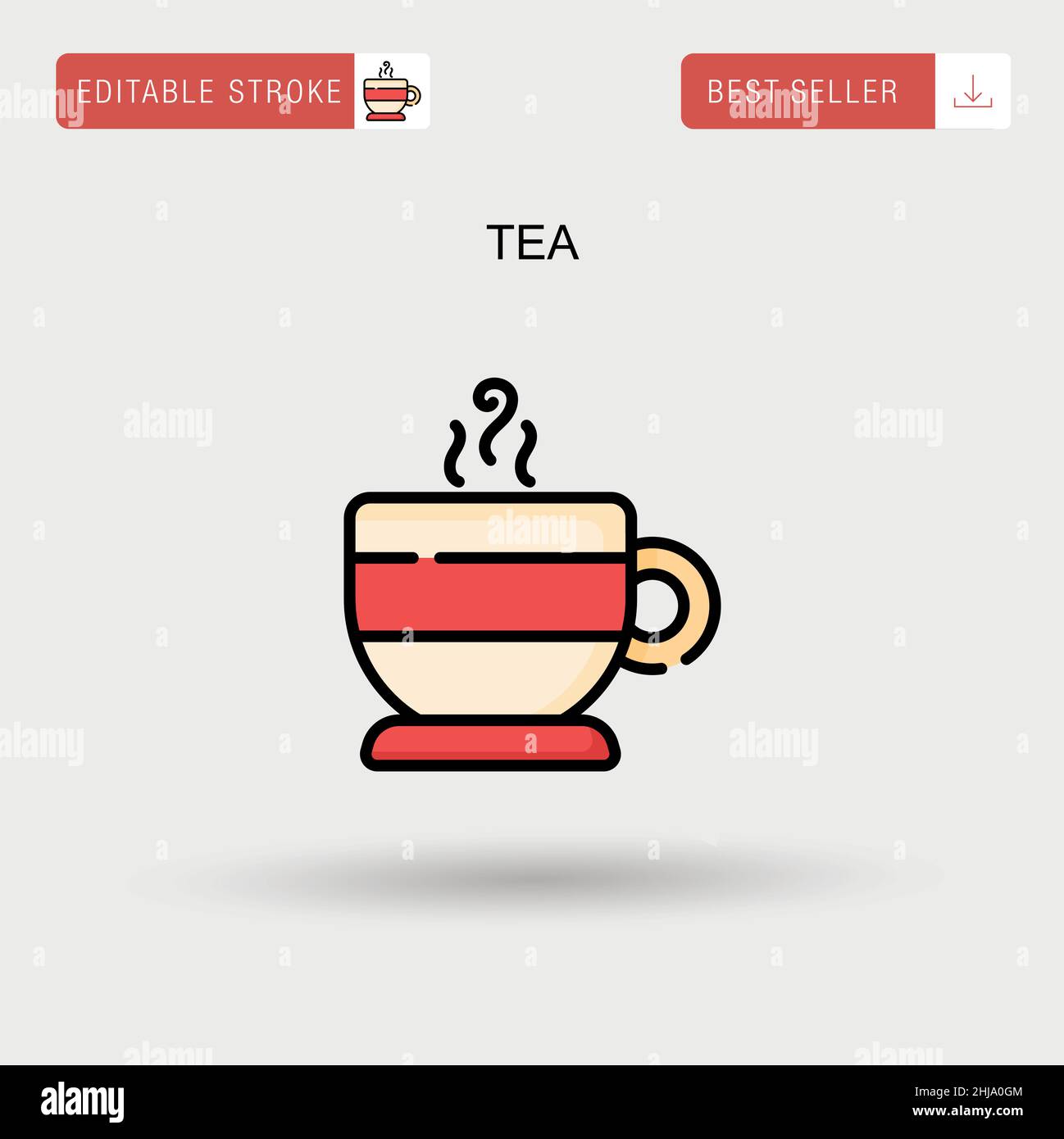 Beverage tea Stock Vector Images - Alamy