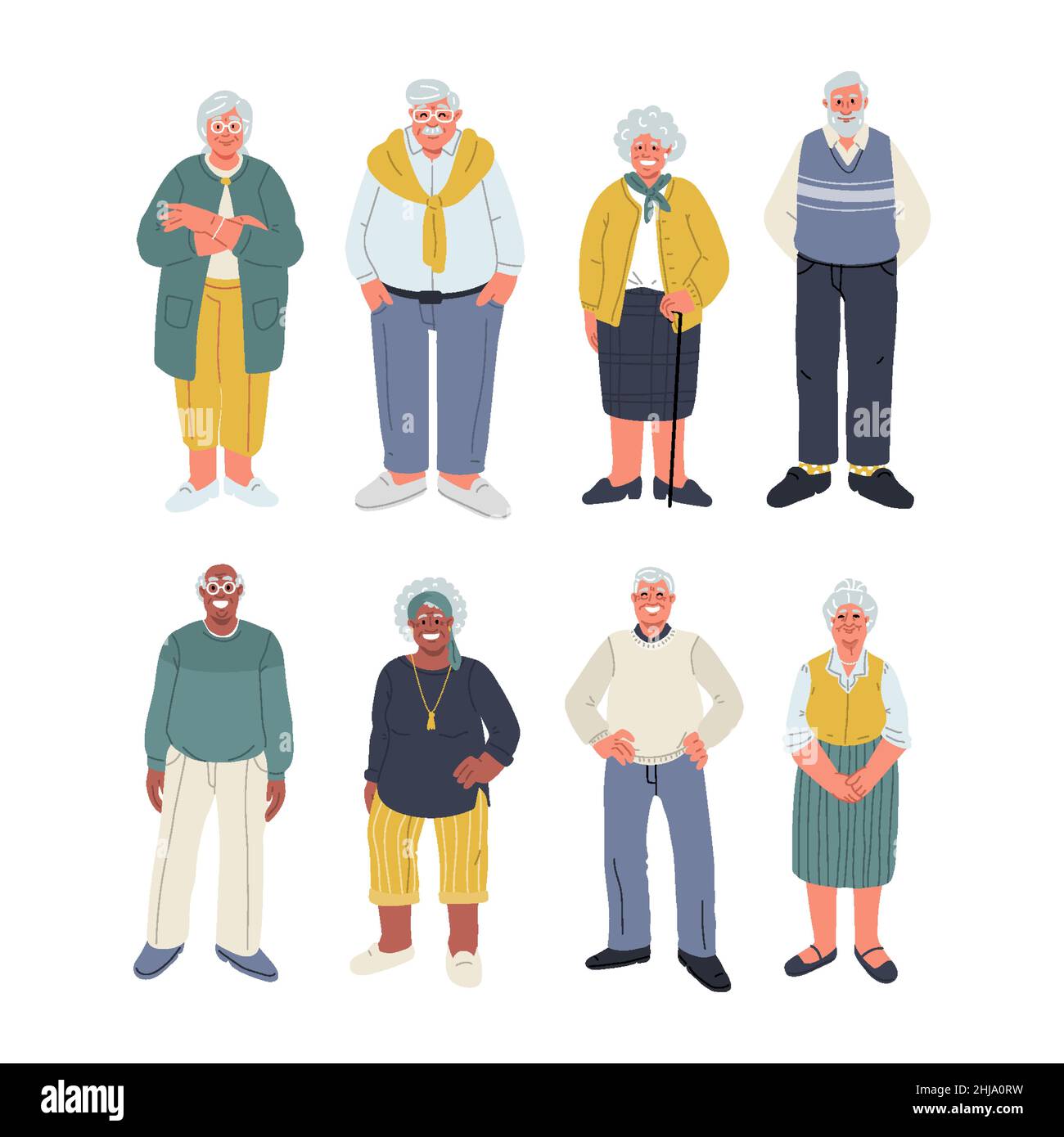 Retirement in 50s Stock Vector Images - Alamy