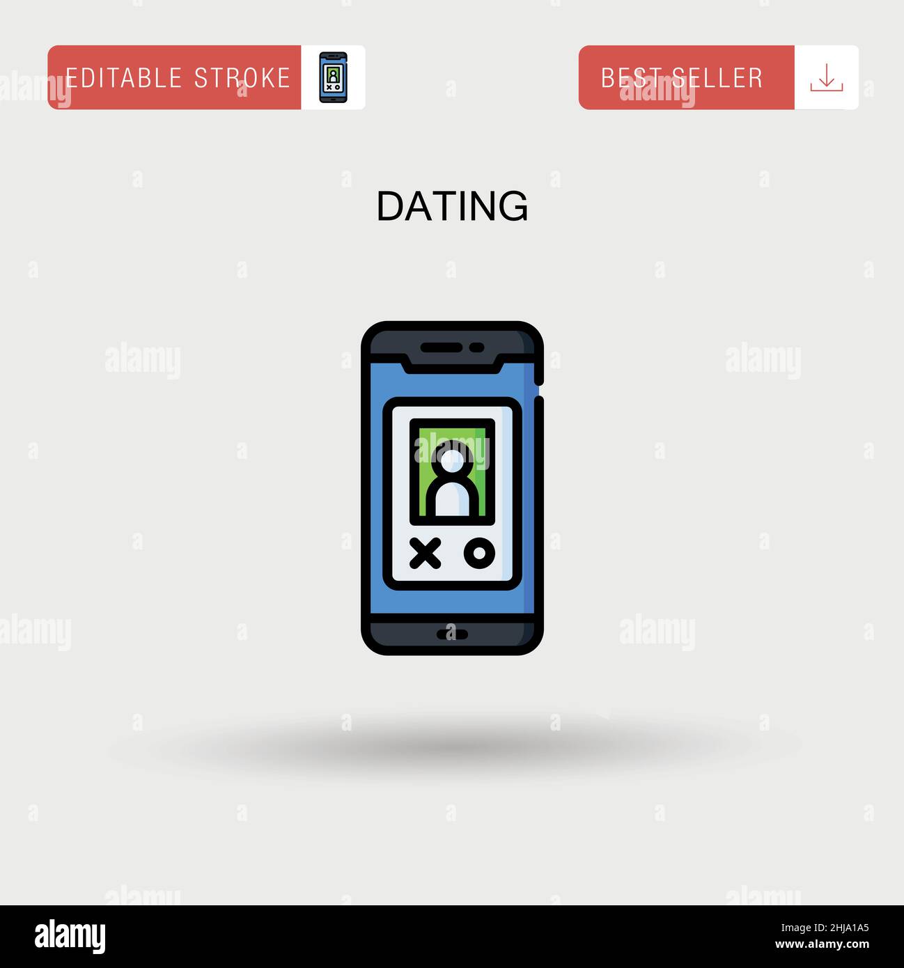 Dating profile photo woman Stock Vector Images - Alamy