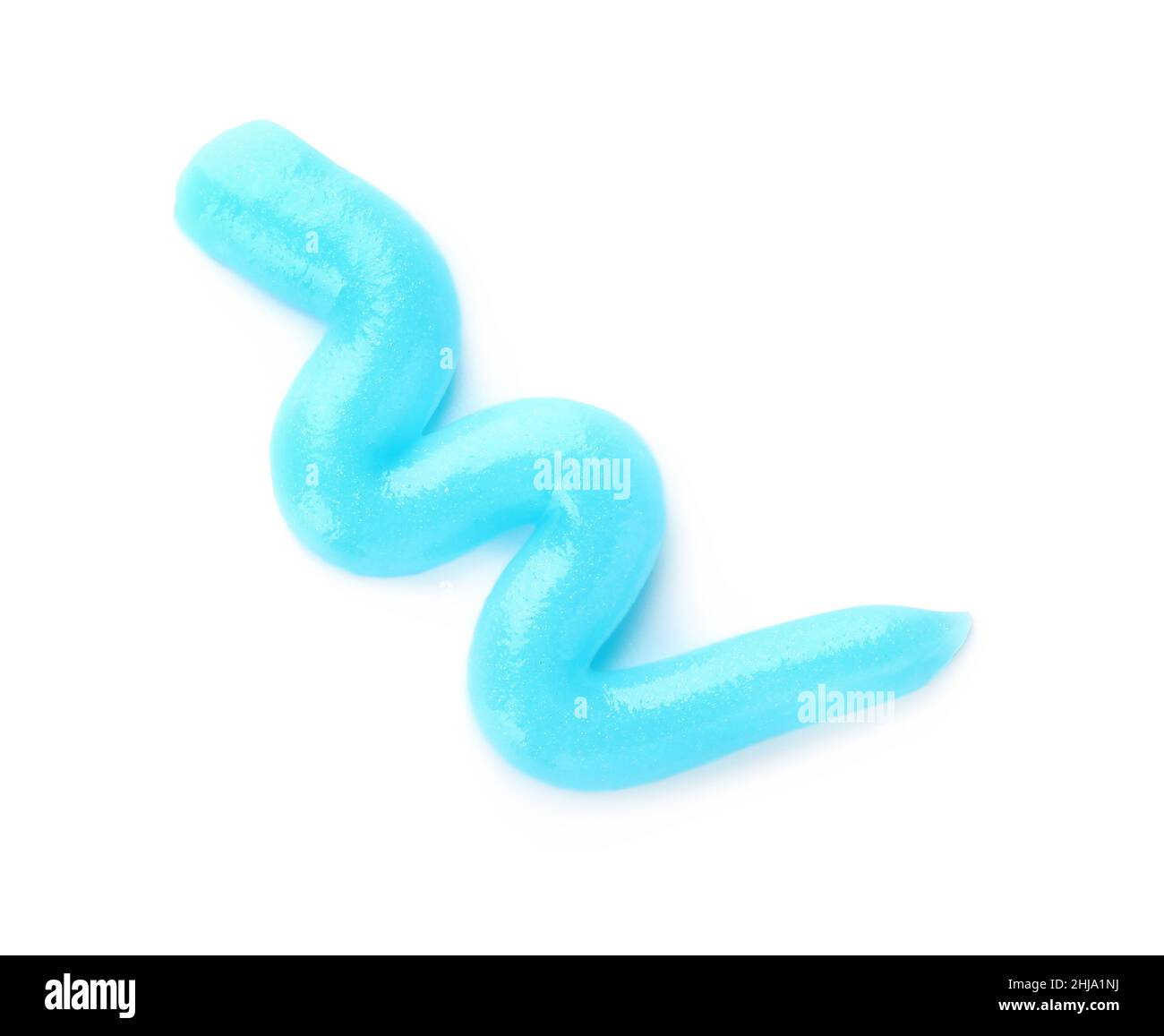 Sample of toothpaste on white background Stock Photo - Alamy