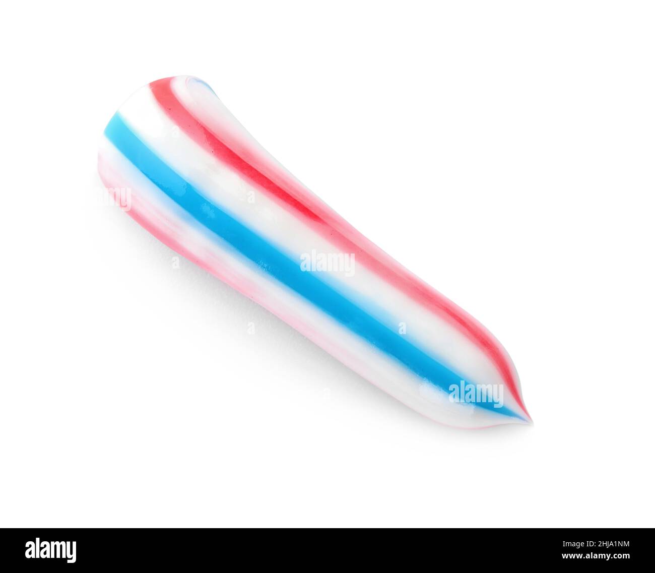 Sample of toothpaste on white background Stock Photo - Alamy