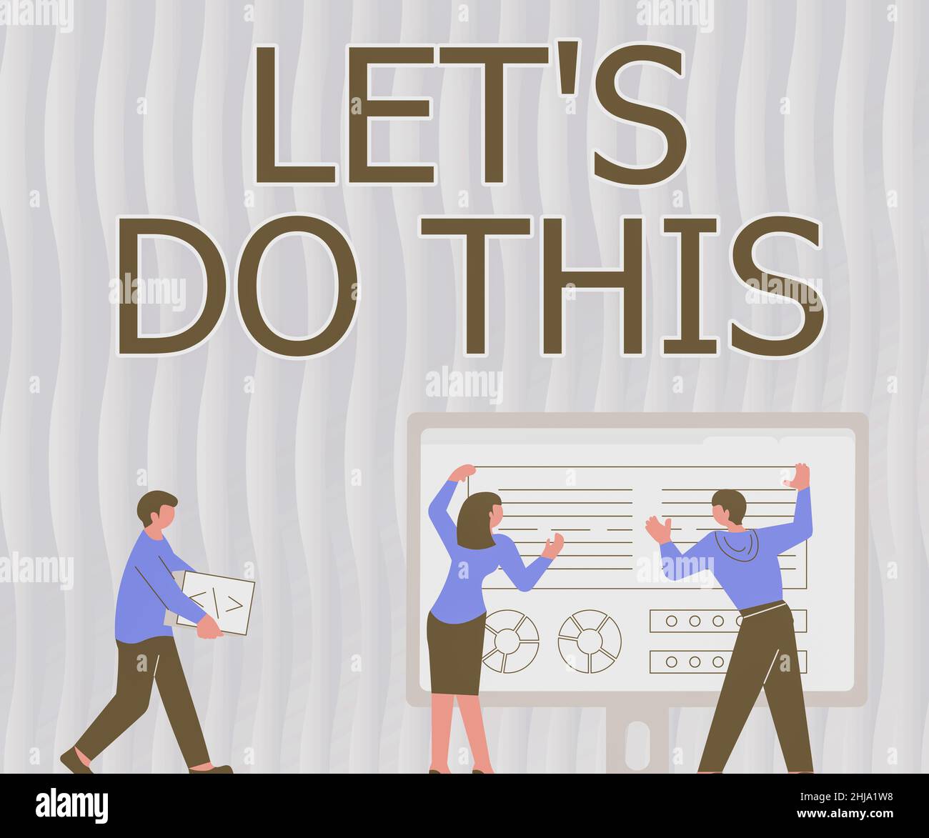 Text showing inspiration Let S Do This. Business concept the act to ...