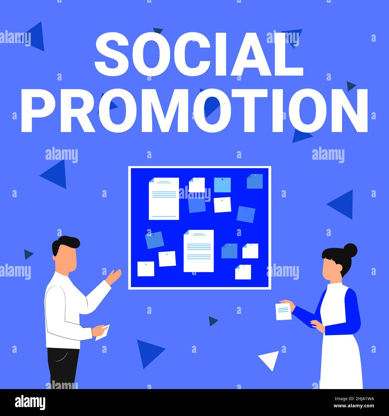 Hand writing sign Social Promotion. Word Written on promoting a child ...