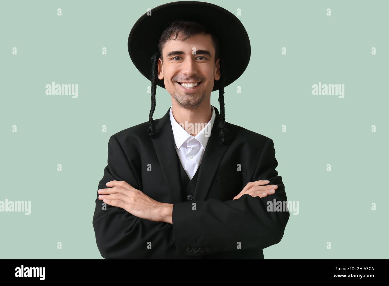 Hasidic jewish man hi-res stock photography and images - Alamy
