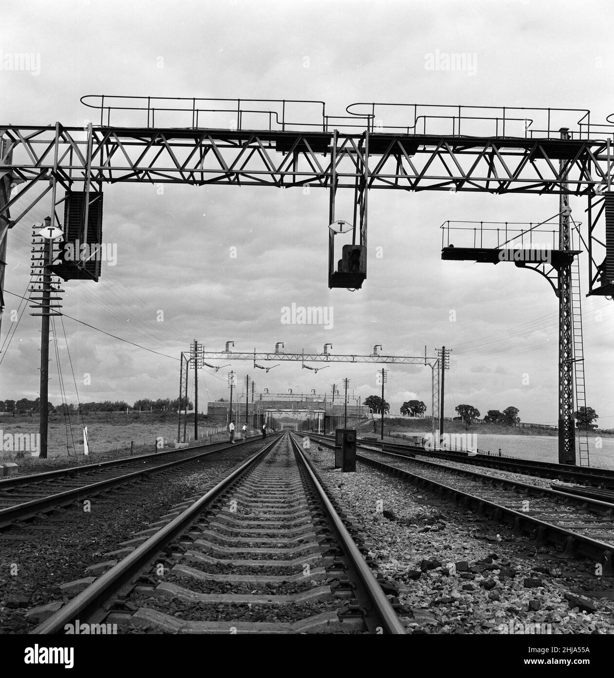 Tampered track Black and White Stock Photos & Images - Alamy