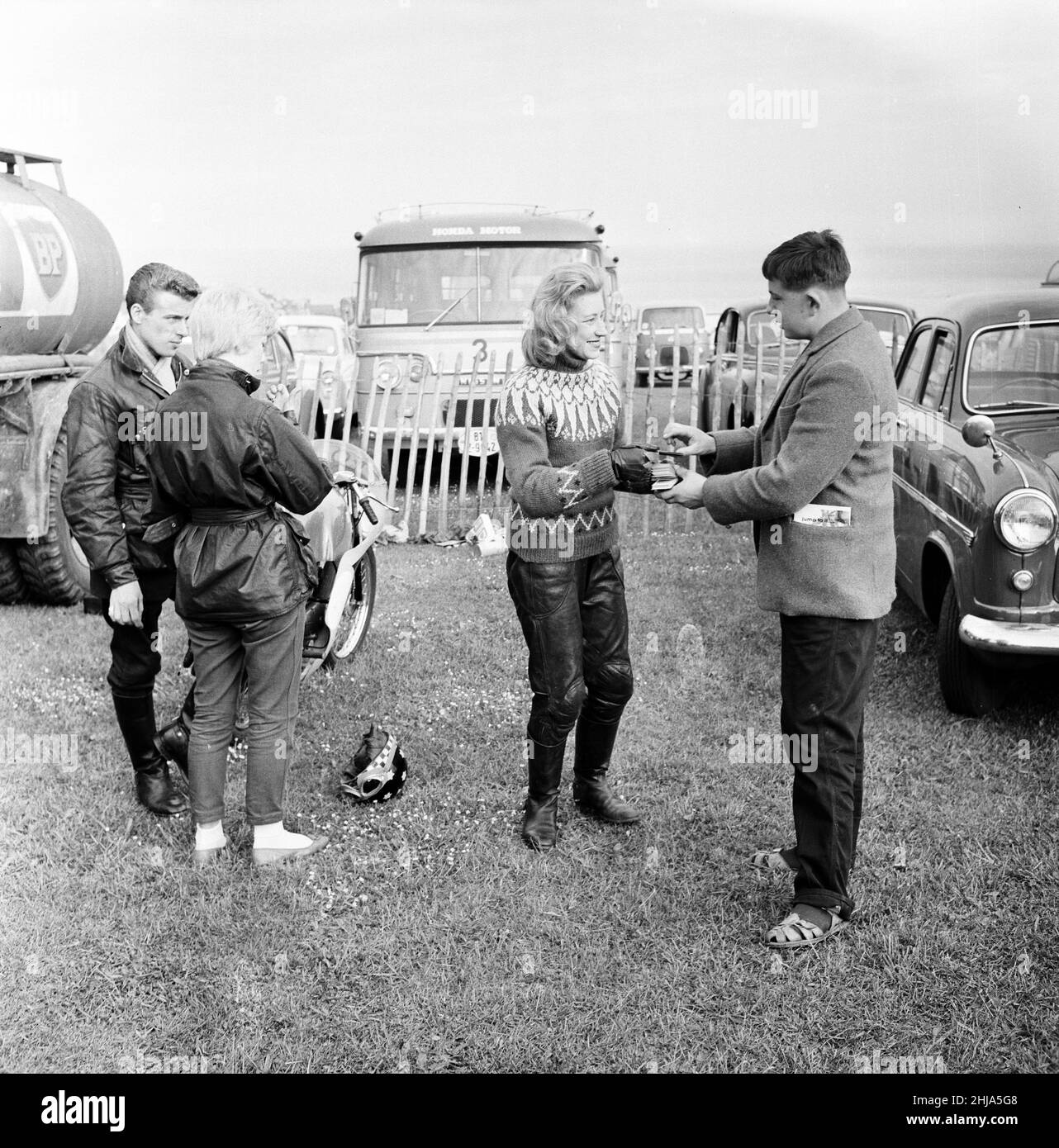 Beryl Swain, motorcycle road racer and the first woman to compete solo ...