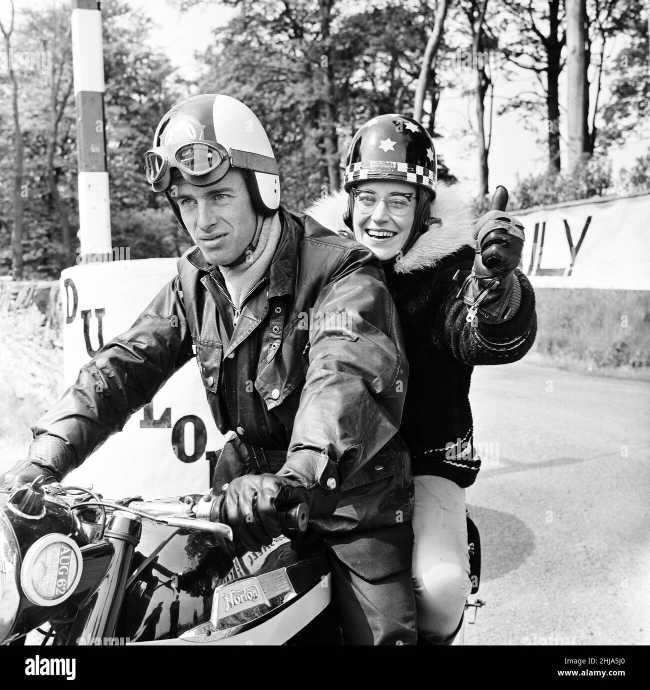 Beryl Swain, motorcycle road racer and the first woman to compete solo ...