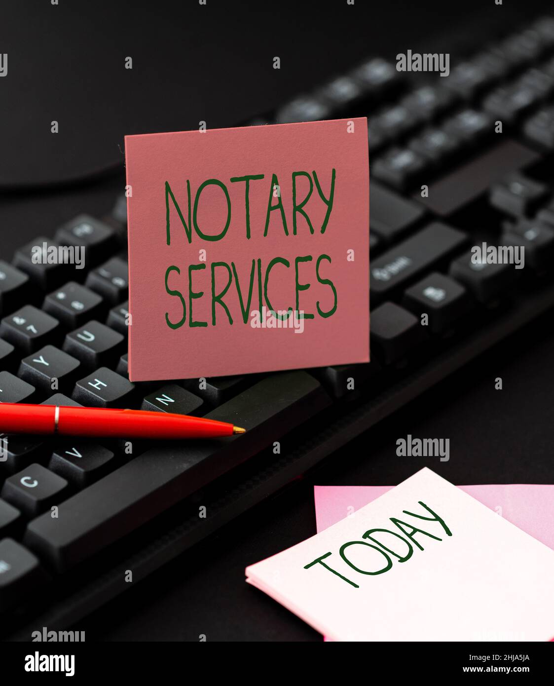 Handwriting text Notary Services. Business overview services rendered ...