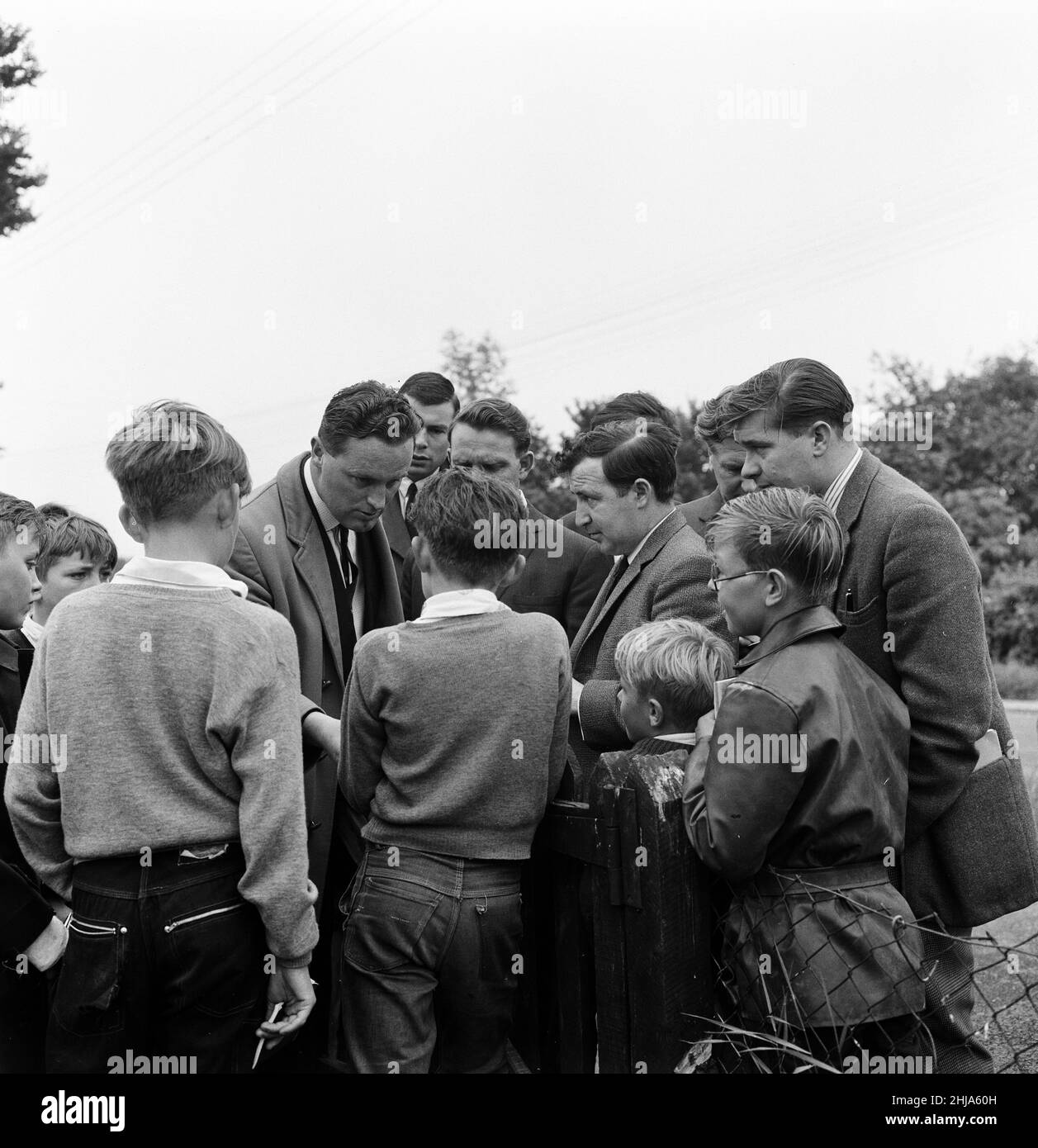 Detectives interview children in the village of Oakley, the boys had ...