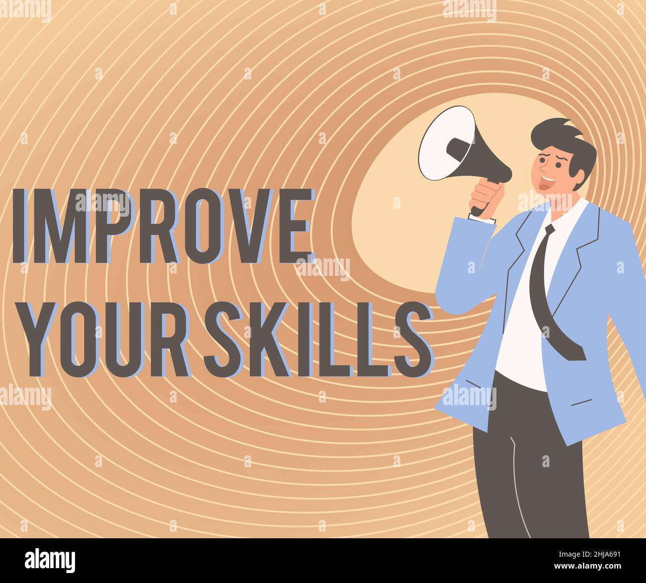 Text caption presenting Improve Your Skills. Business approach Learn ...