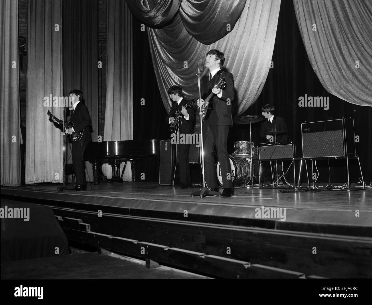 The Beatles backstage at The Regal in Cambridge 26th November 1963 ...
