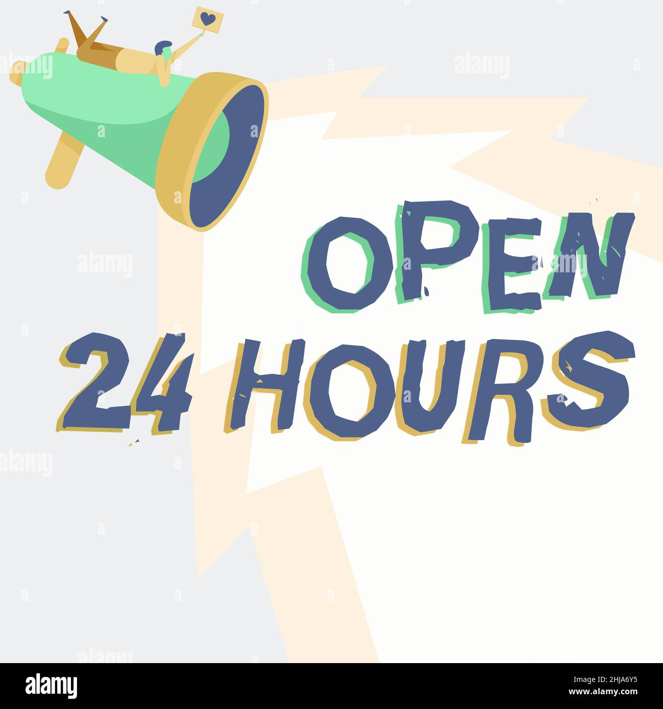 Conceptual caption Open 24 Hours. Word Written on available all day and ... Conceptual caption Open 24 Hours. Word Written on available all day and ...