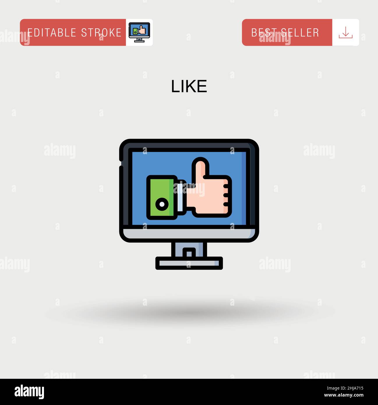 Vector modern circle like Stock Vector Images - Alamy