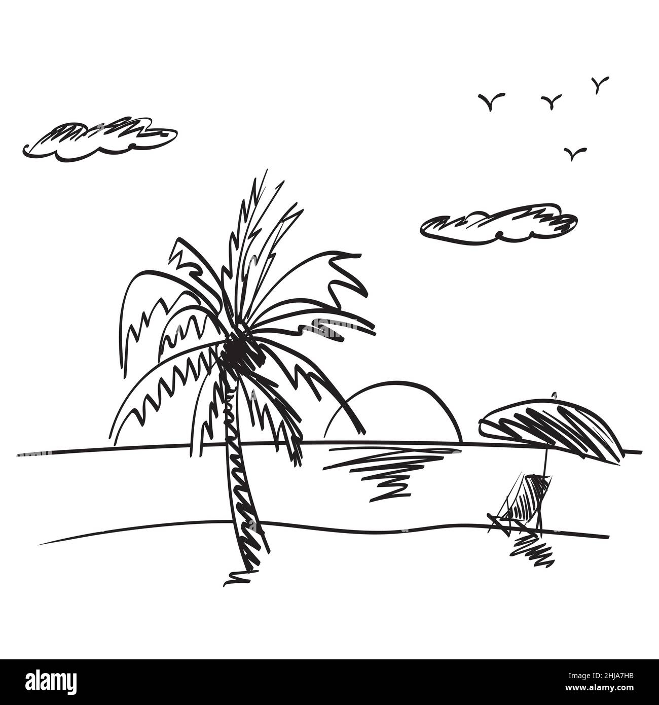 Sunlight on white bed Stock Vector Images - Alamy