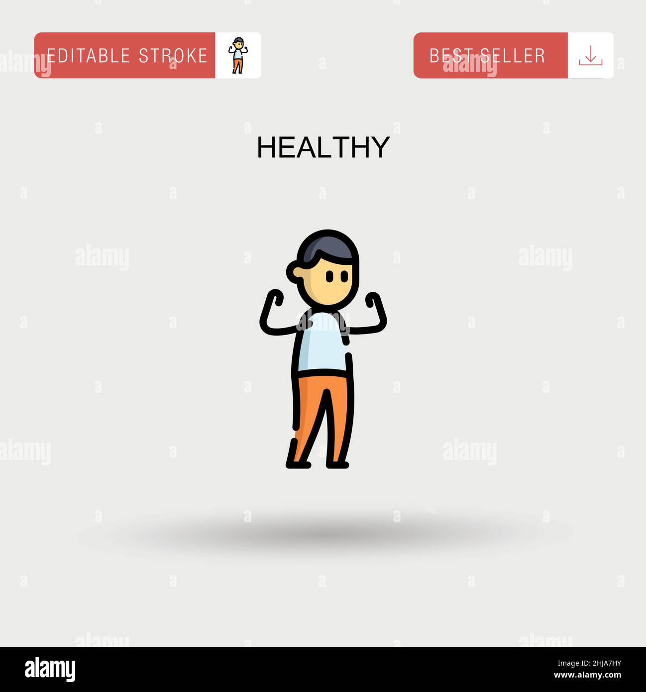 Healthy lifestyle icon Stock Vector Images - Alamy