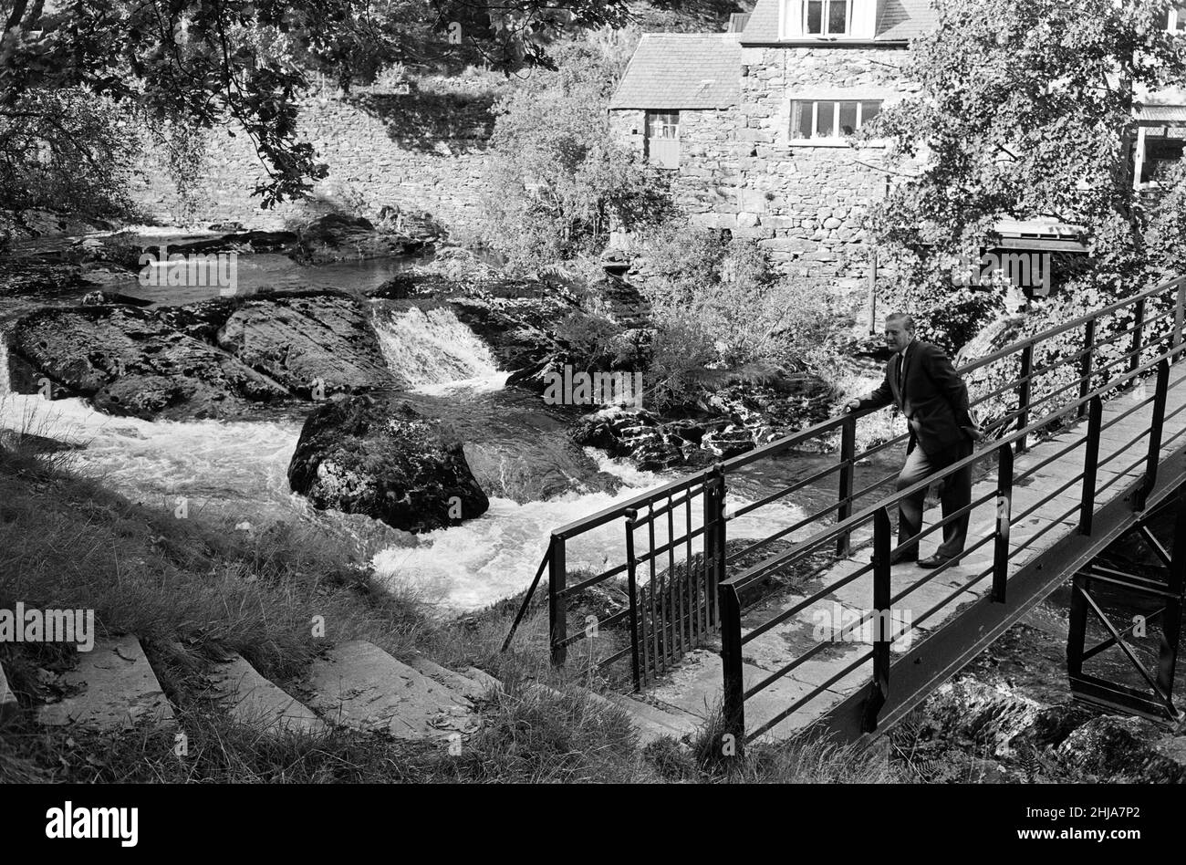 General shots of the village Rhiwlas, in Bangor, Gwynedd, Wales. 20th ...