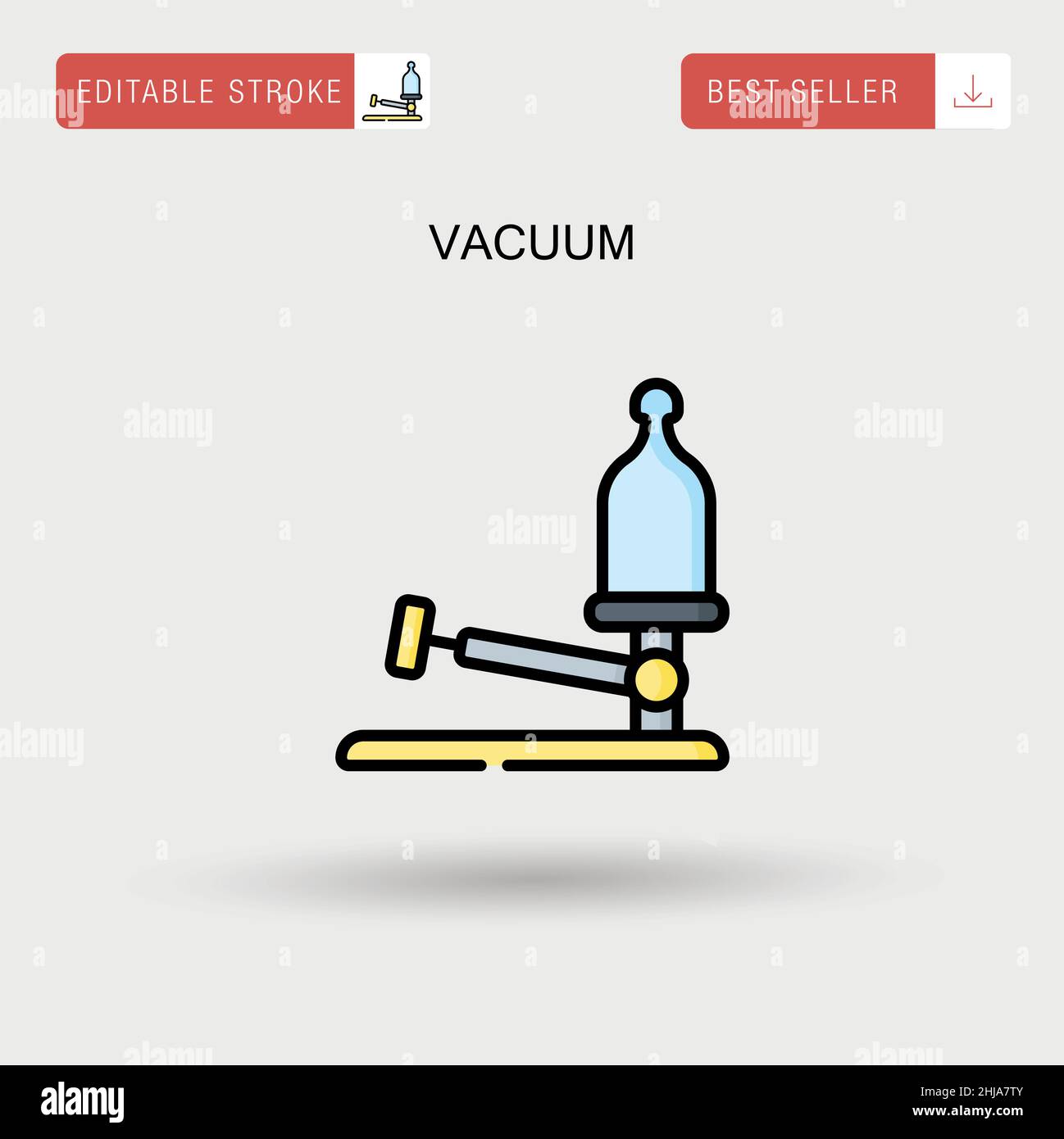 Domestic vacuum cleaner robot Stock Vector Images - Alamy