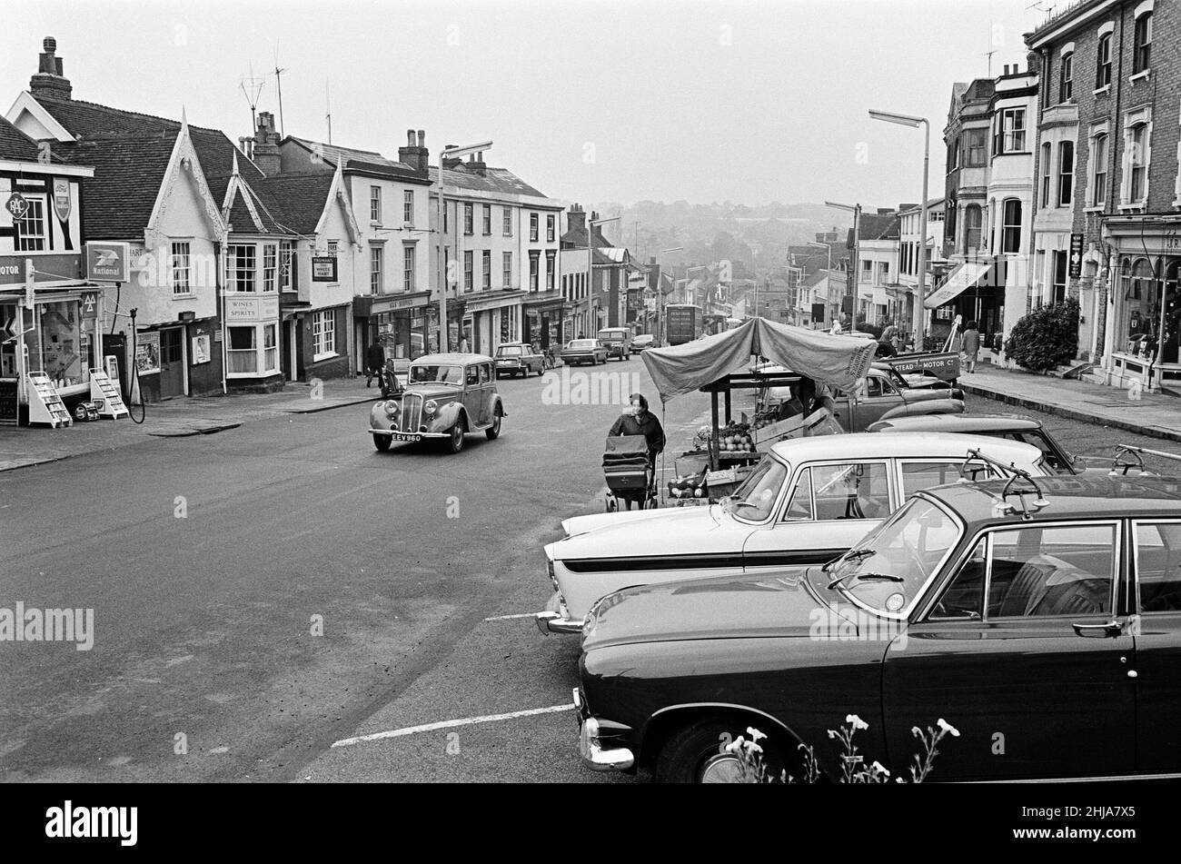 Halstead High Street, Essex. 16th June 1963 Stock Photo - Alamy