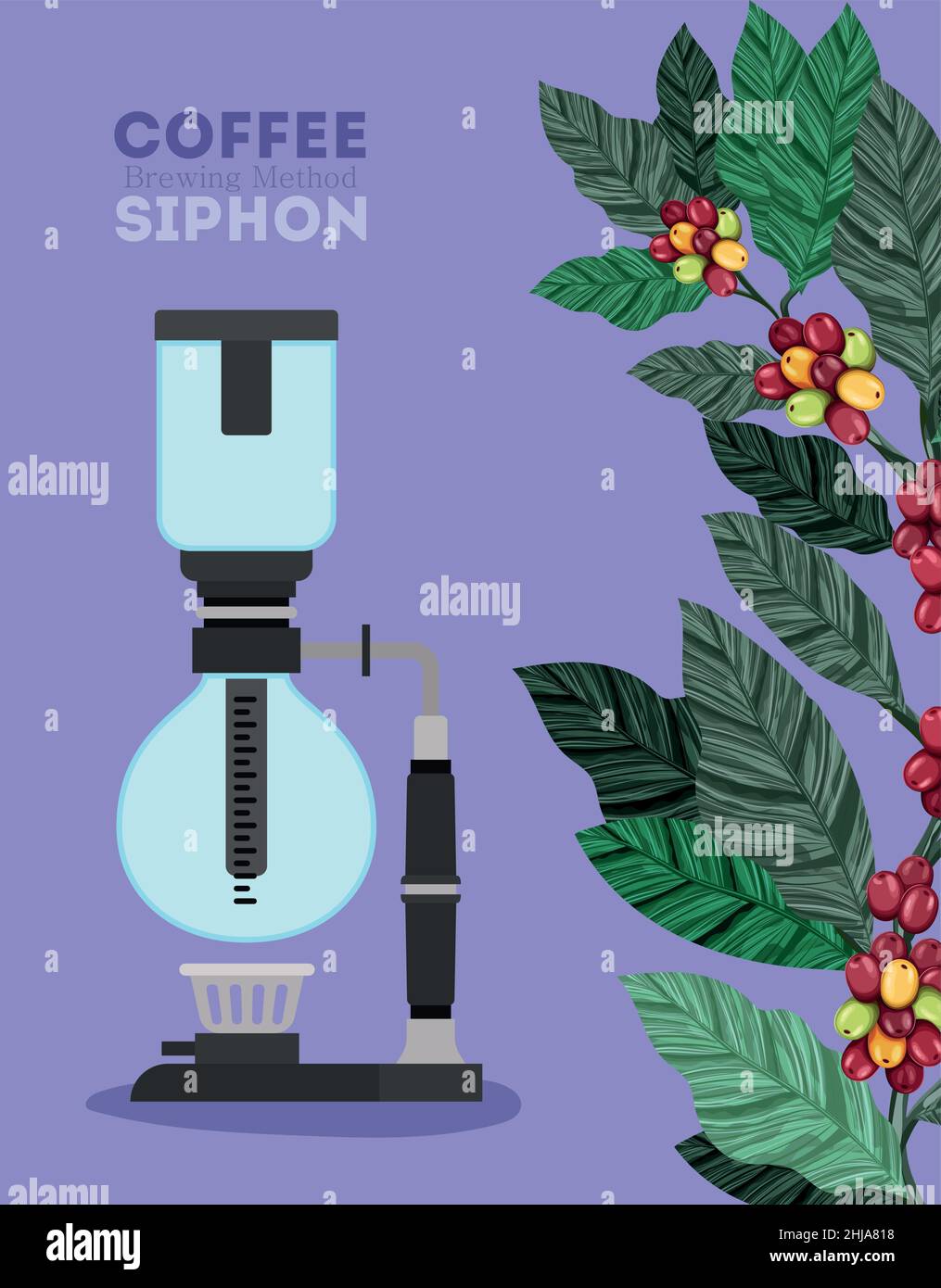 coffee syphon poster Stock Vector Image & Art - Alamy