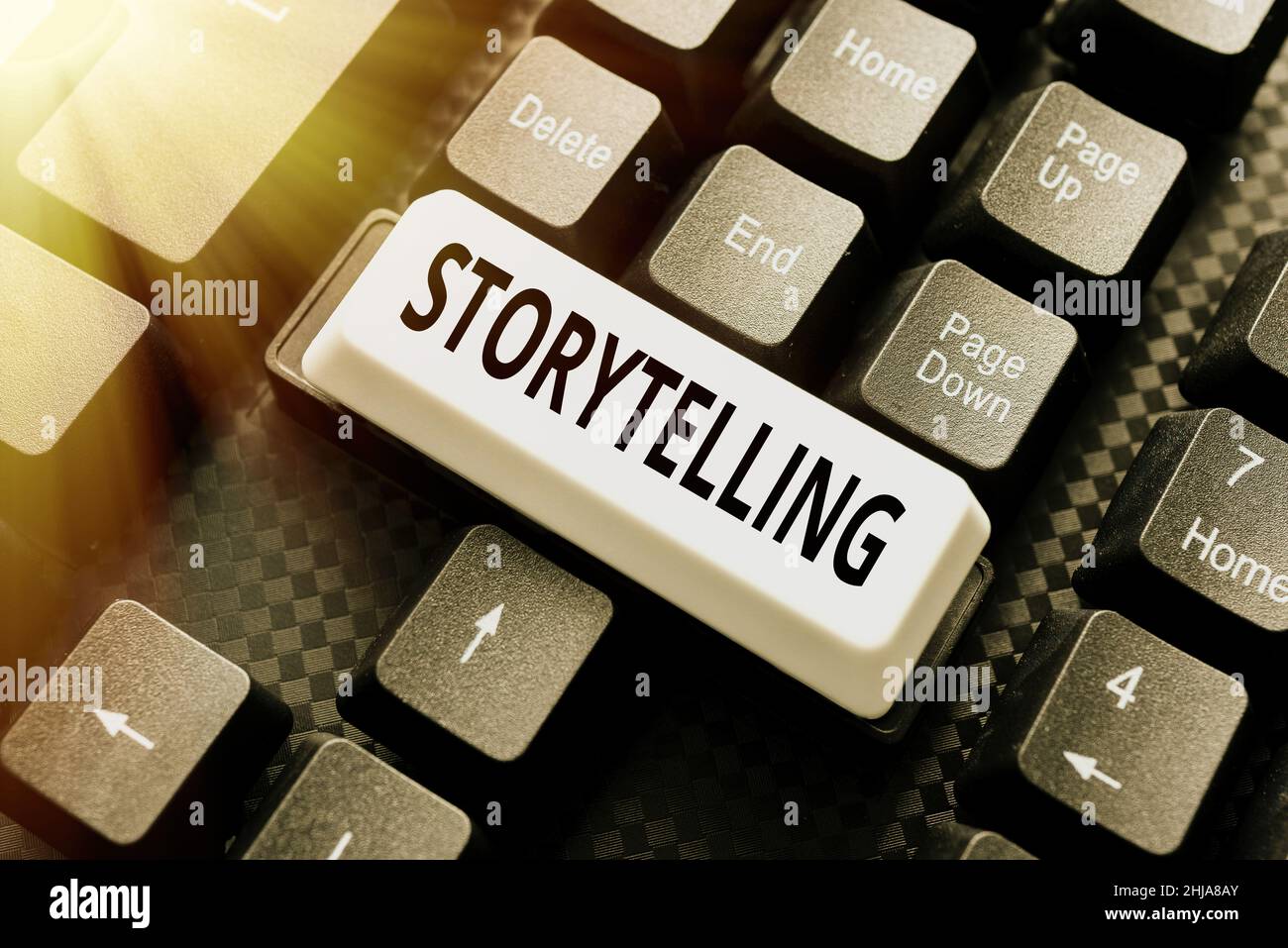 Conceptual caption Storytelling. Business concept social and cultural ...
