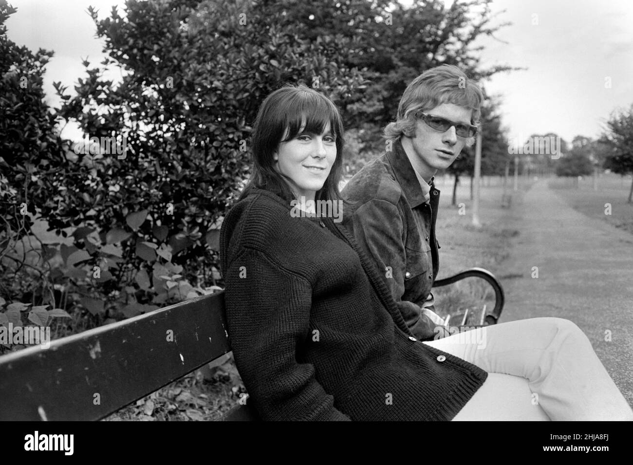 Andrew Loog Oldham, Manager of The Rolling Stones, and his wife Sheila ...