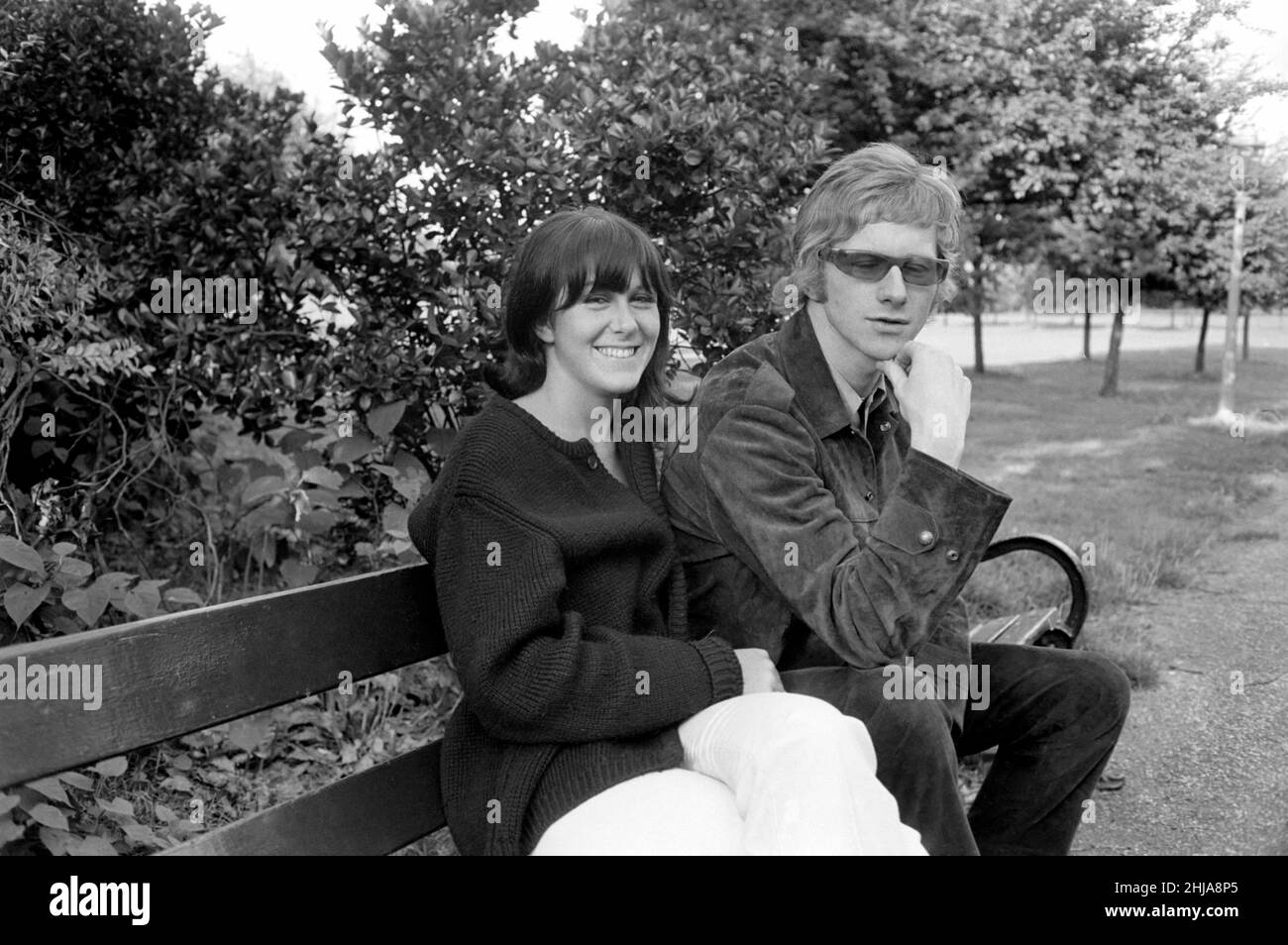 Andrew Oldham, Manager of The Rolling Stones with his wife Sheila ...