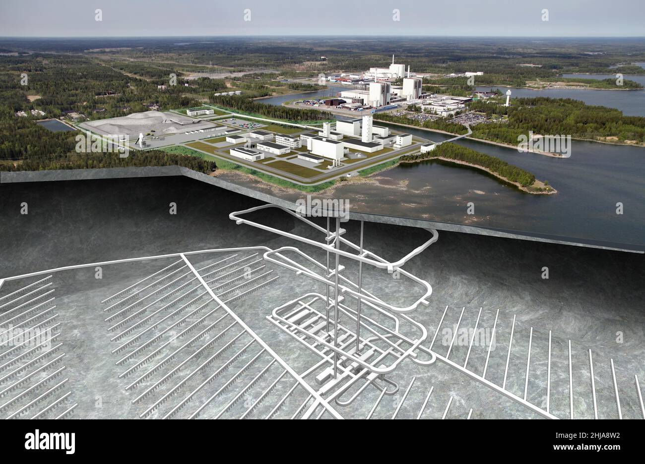 (220127) -- FORSMARK, Jan. 27, 2022 (Xinhua) -- The image shows a ...